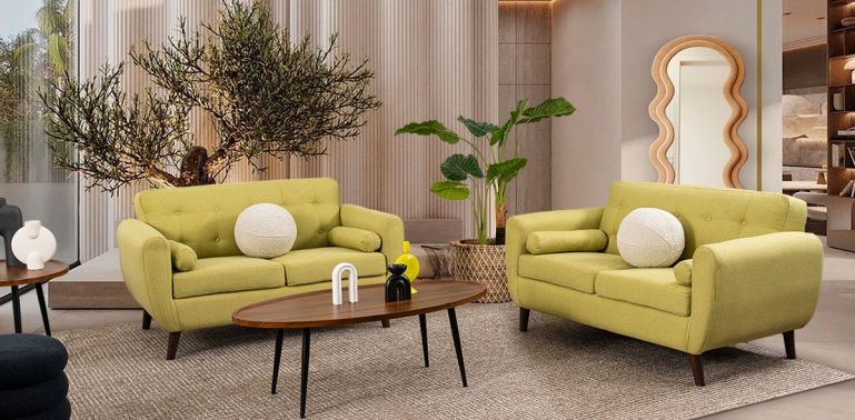 Sala Monet Lemon 2 Piezas